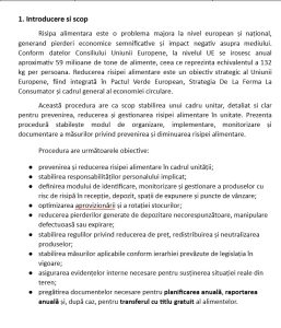 Procedura de igienizare si curatenie HACCP + Fisa / Grafic igienizare ...